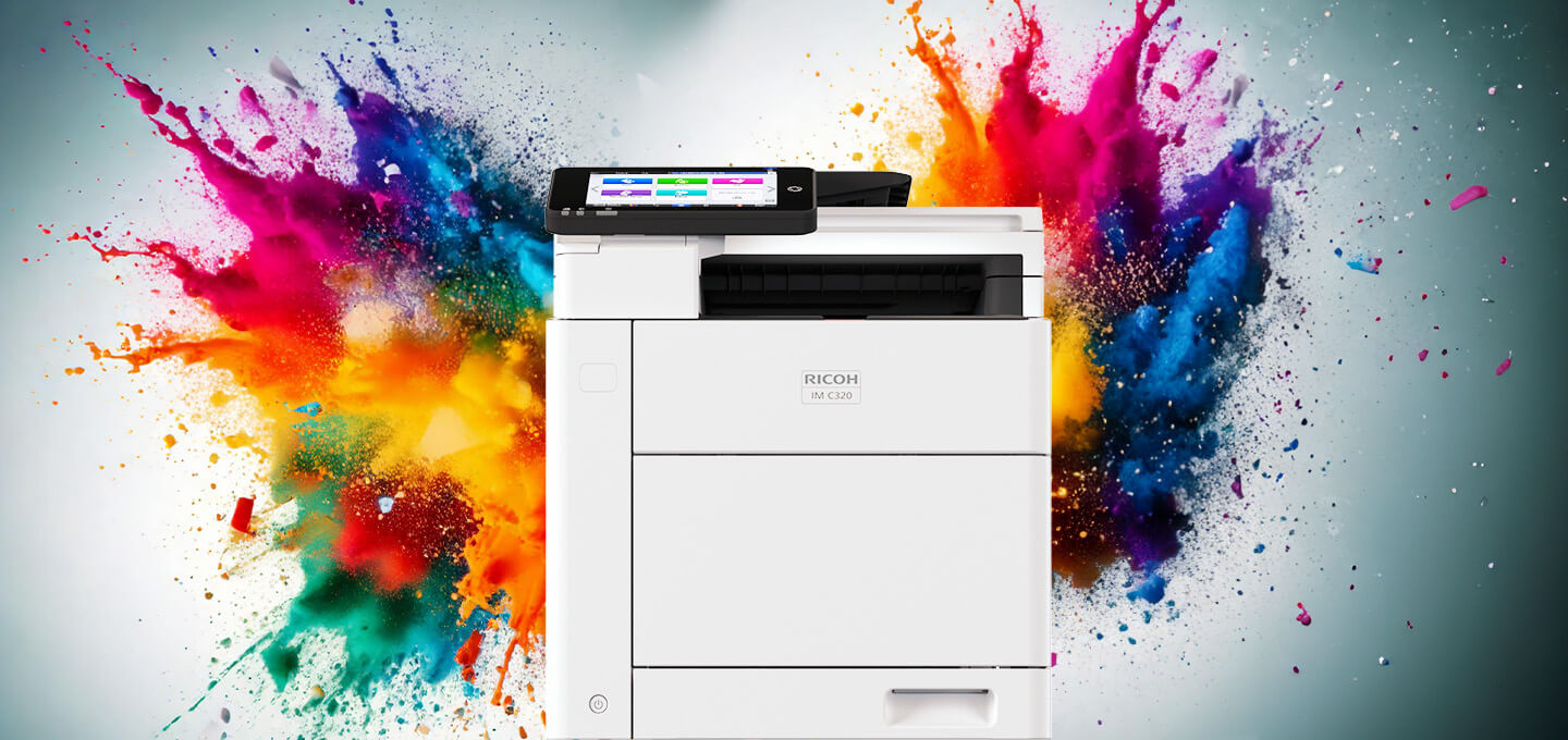 Eco-friendly colour laser printer IM C320F | Ricoh United Kingdom